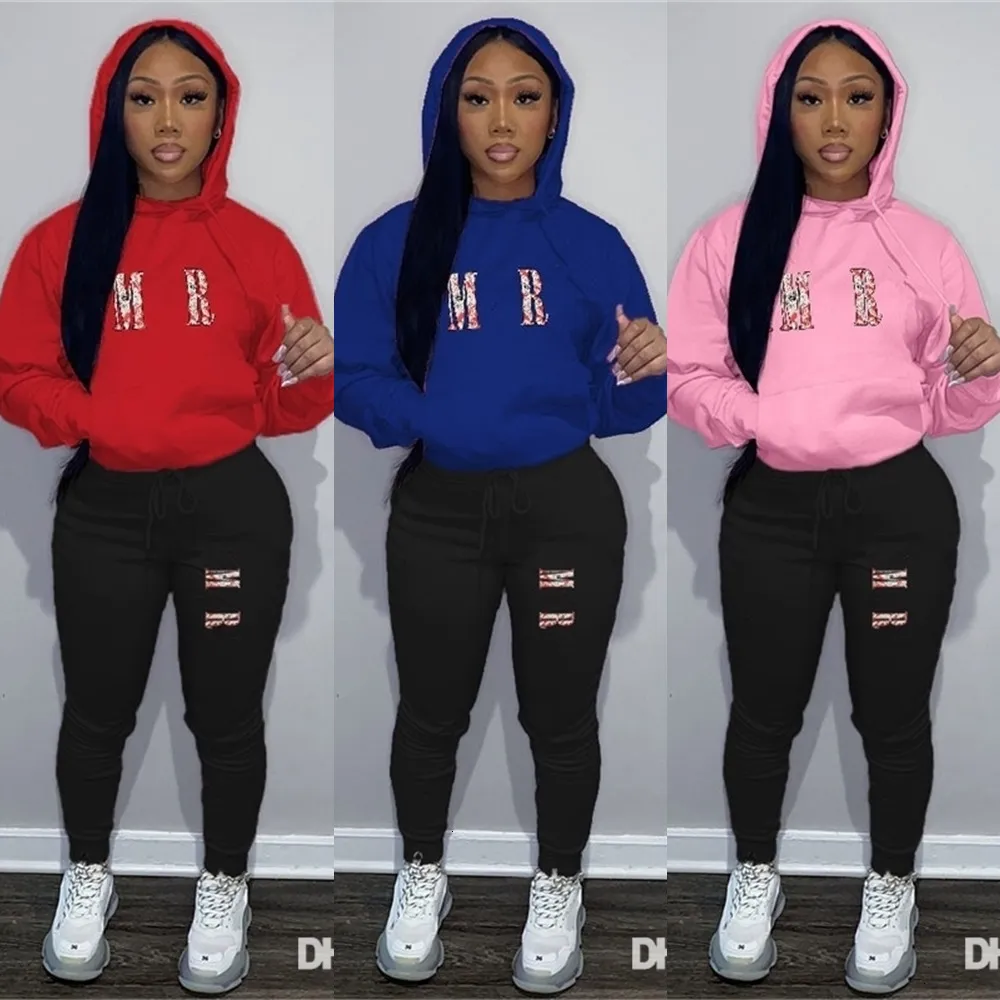 Designer Tracksuit Plus Size 3XL 4XL 5XL Womens Hooded Pullover Hoodie ...