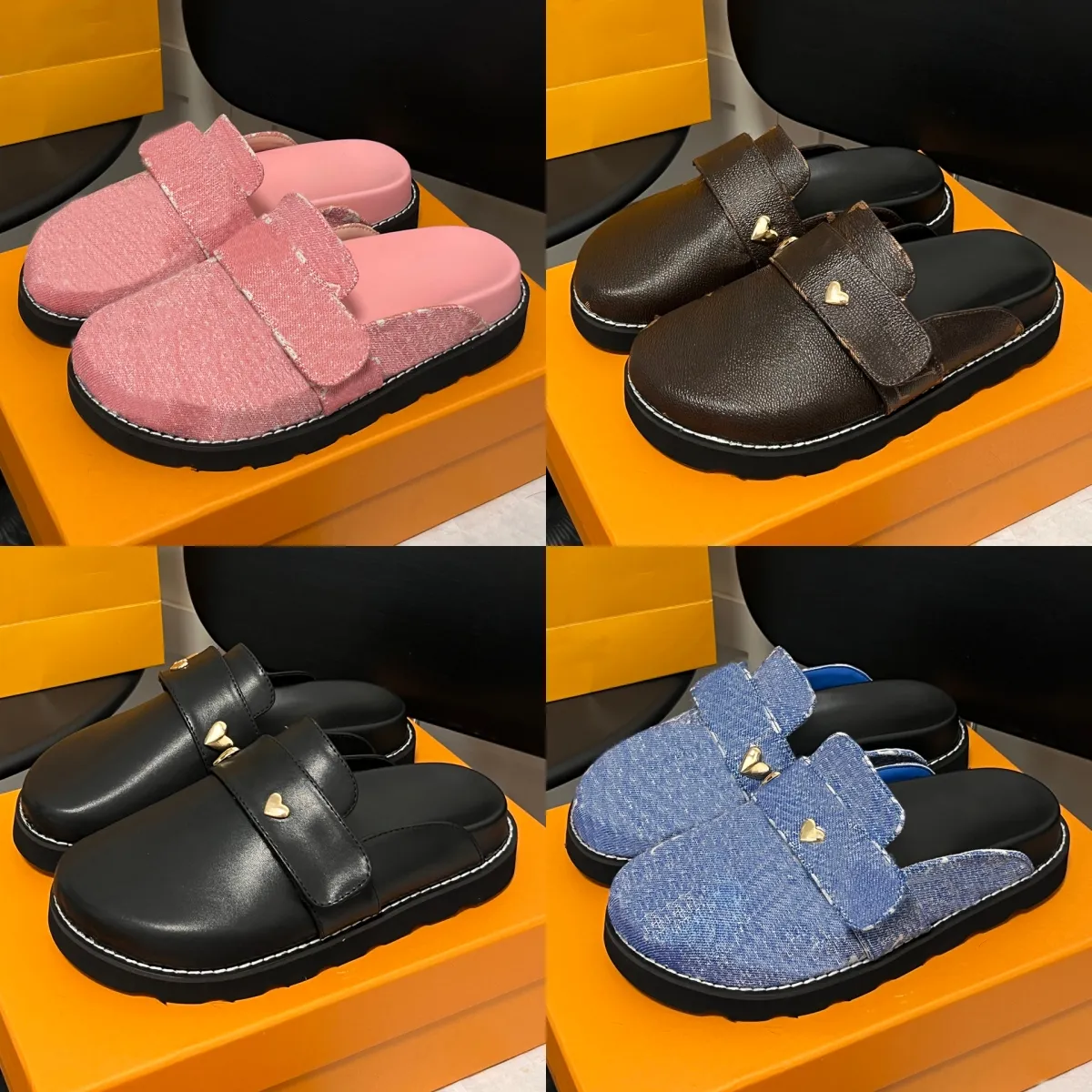 Designer Slides Womens Leather Slippers Printed... From Womenshoe_1 ...