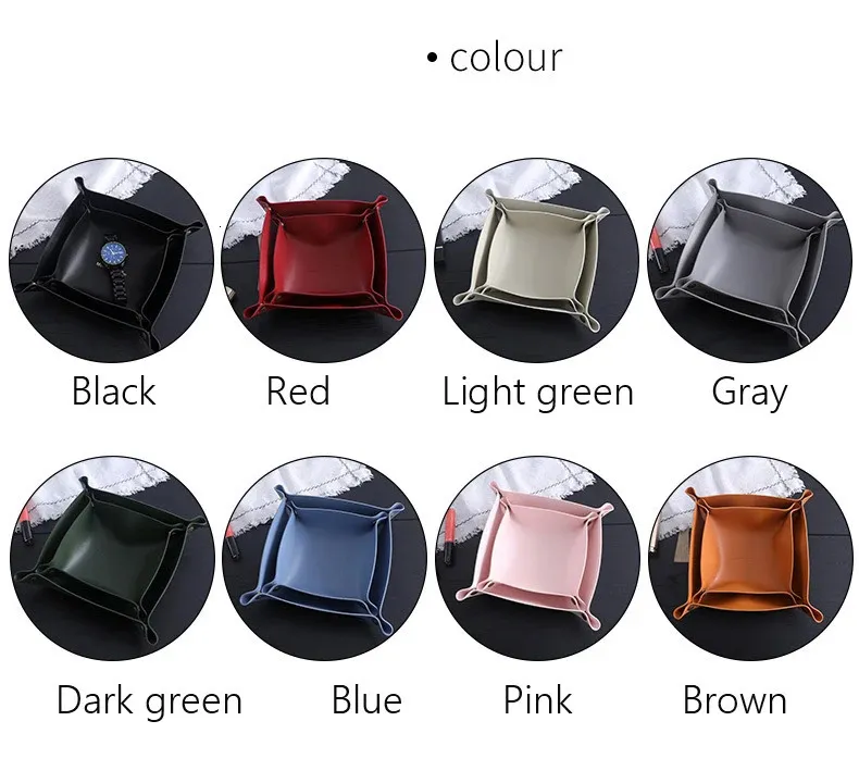 Glass Desktop Tray Organizer for Jewelry, Keys, Cosmetics, Glasses ...