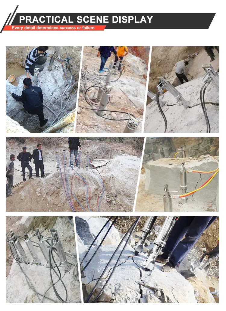 Multi-Purpose Mining Splitter with Modular Wedge System for Variable ...