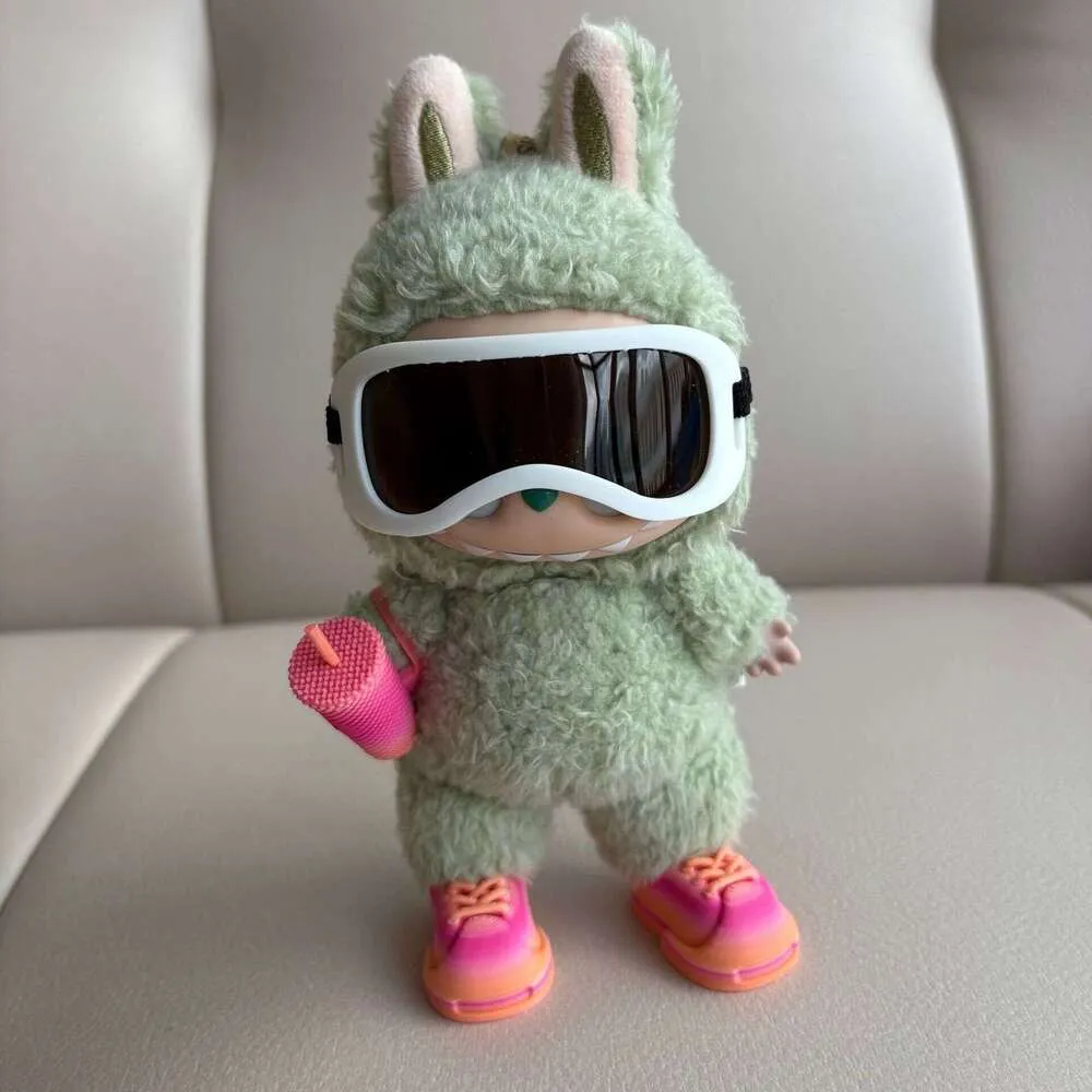 Labubu Plush Doll Accessories Pink Punk Cosplay Costume 1/6 Scale ...