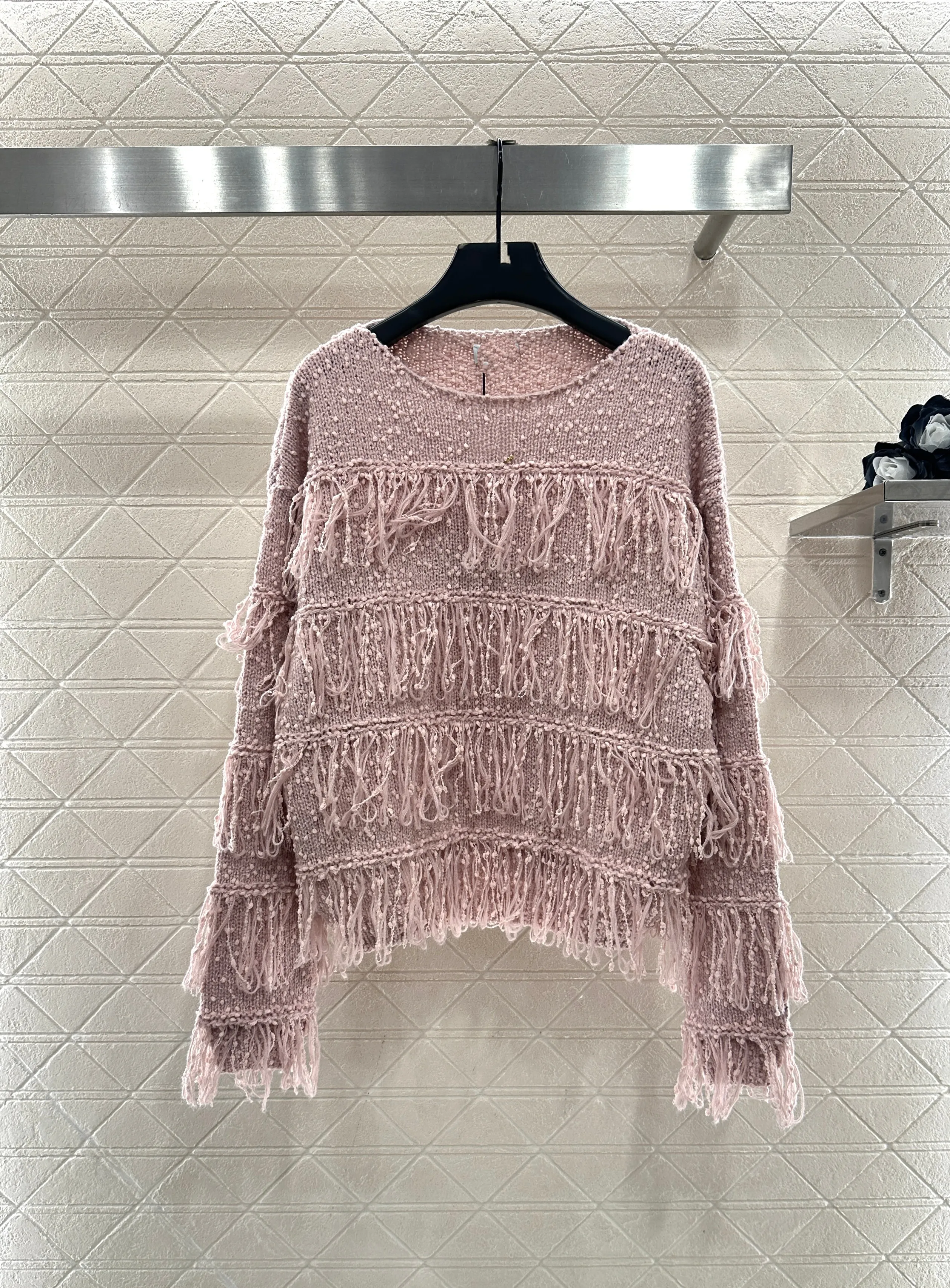 Pullover sweater for women short viscose crew neck long cap sleeve ...