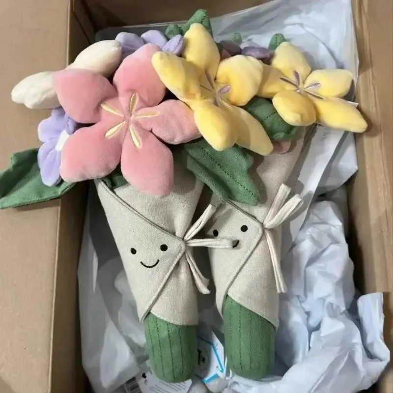 Plush Eternal Flower Handheld Plush Flower Toy 11.8 in for Home Parties ...
