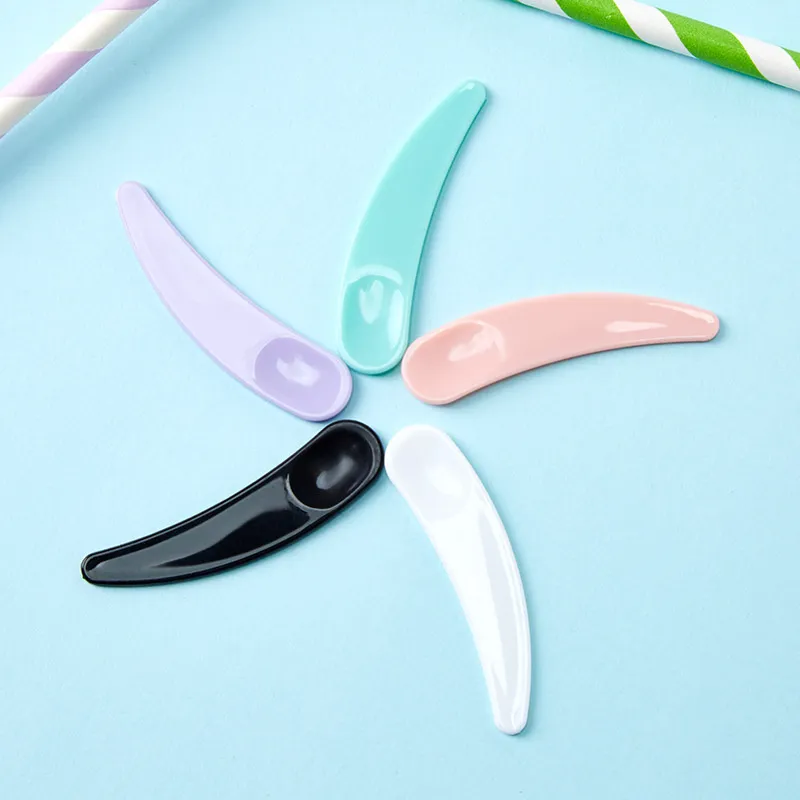 Plastic Mini Makeup Spatula Scoop for Eye Cream Mask Cosmetic Tools ...