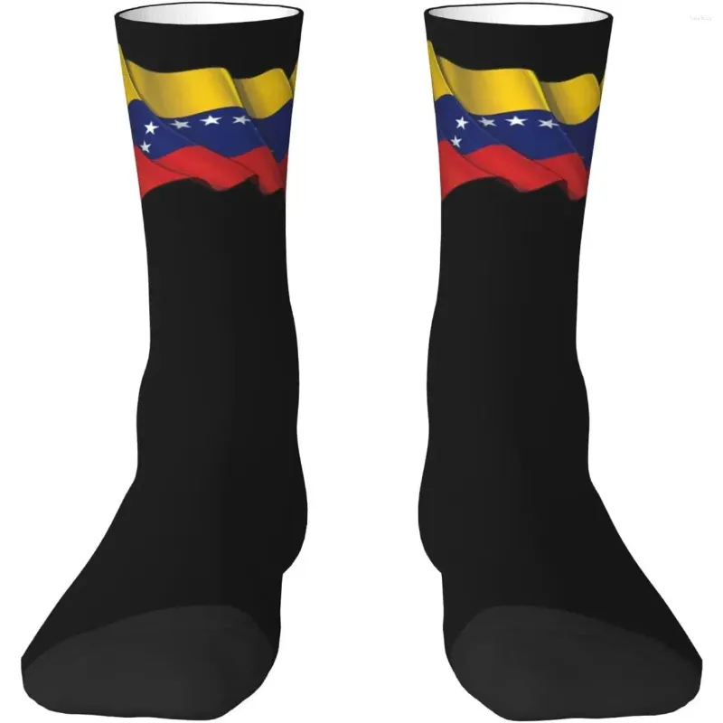 Men's Over-Knee Polyester Socks Retro Hip-Hop Style Middle Tube ...