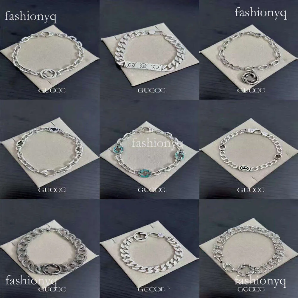 Designer Men's Double G Letter Bracelet with Enamel Tiger Head and ...