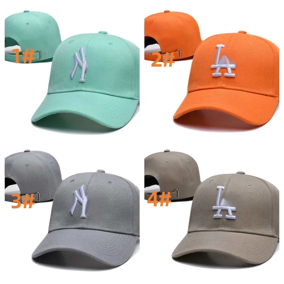 Ball Caps Unisex Cotton Adjustable Strap Summer Sports Embroidery ...