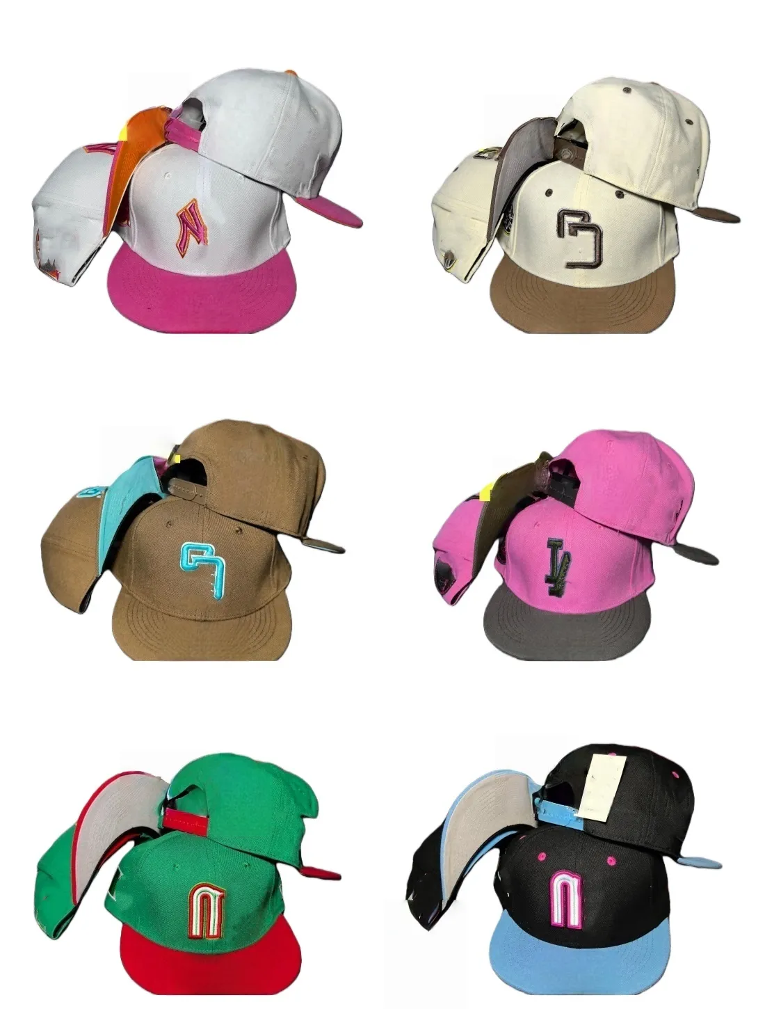 B 4 Ball Caps Designer Snapback Adjustable Cotton Hats Embroidered ...