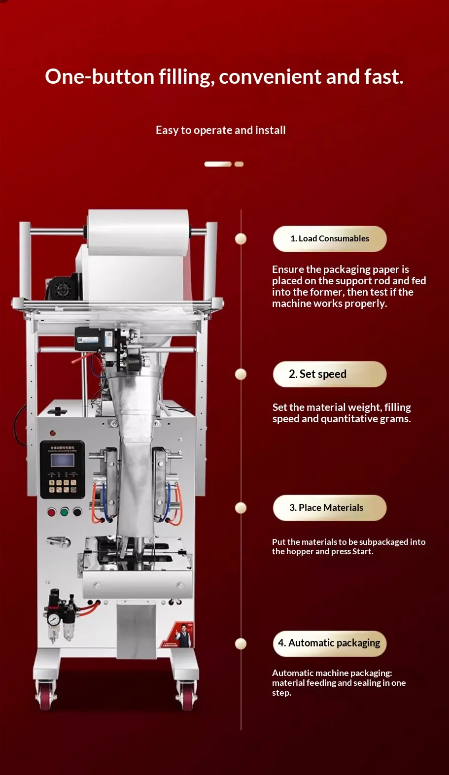 Automatic Multi functional Liquid Packaging Machine for Milk Coffee ...