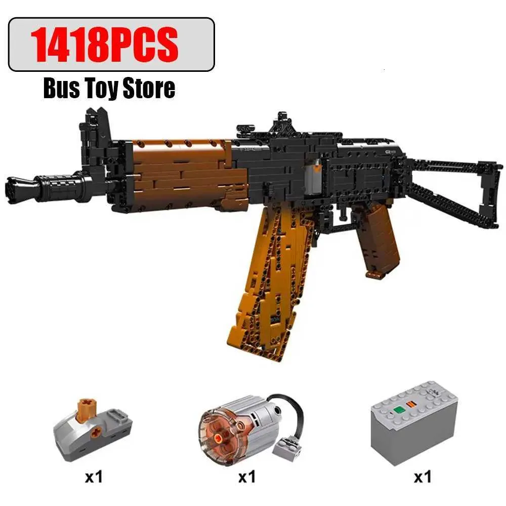 Ww2 Military Gun Technical Motori AK 47 Gun Building Toys Mod King ...