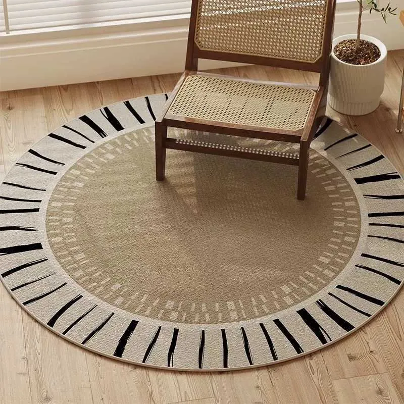 VIKAMA Round Thick Carpet for Living Room Sofa and Coffee Table ...