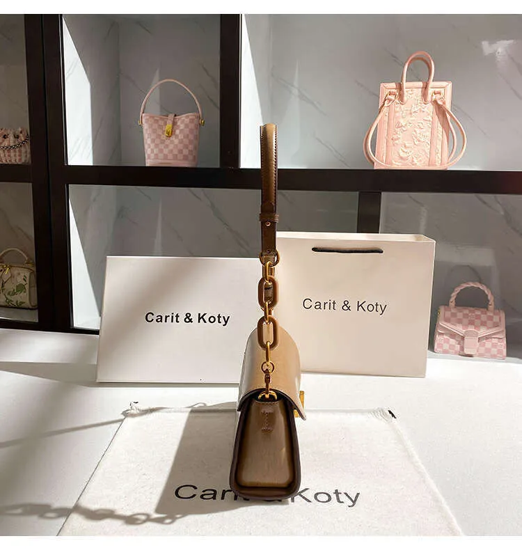 Underarm Shoulder Bag Medium Size PU Leather with Zipper & Hasp Closure ...