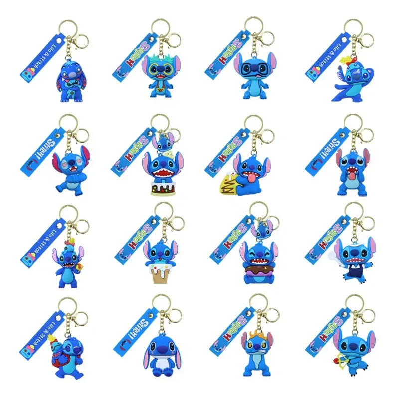 Christmas Stitch Keychain Mini Silent Charm for Women Girls, Cute ...