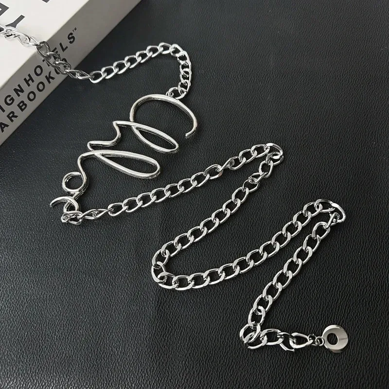Exaggerated Letter Waist Chain for Women Vintage Style Chain Belt with ...