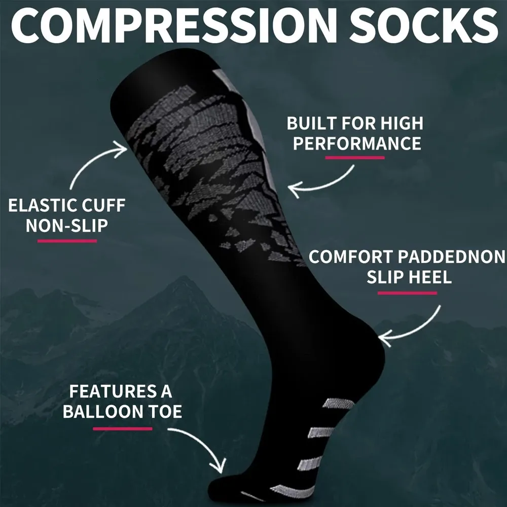 Sports Compression Socks for Men and Women - Calf Support Socks for ...