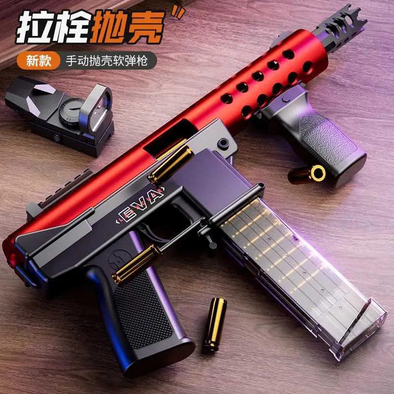 TEC9 Softball Gun Pistol Style with Shell Ejection for Outdoor Play ...
