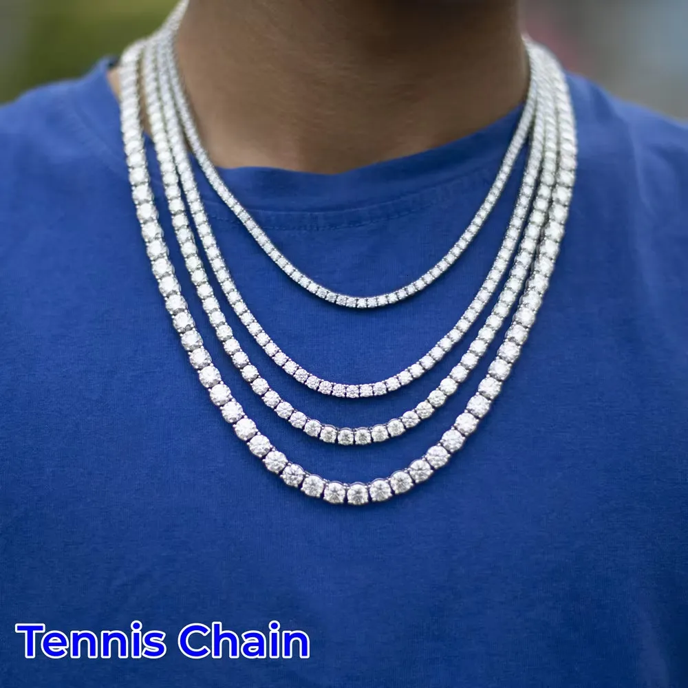 Bling T Square Mixed Inlay Diamond Necklace Unisex Hip Hop Pendant 21. ...