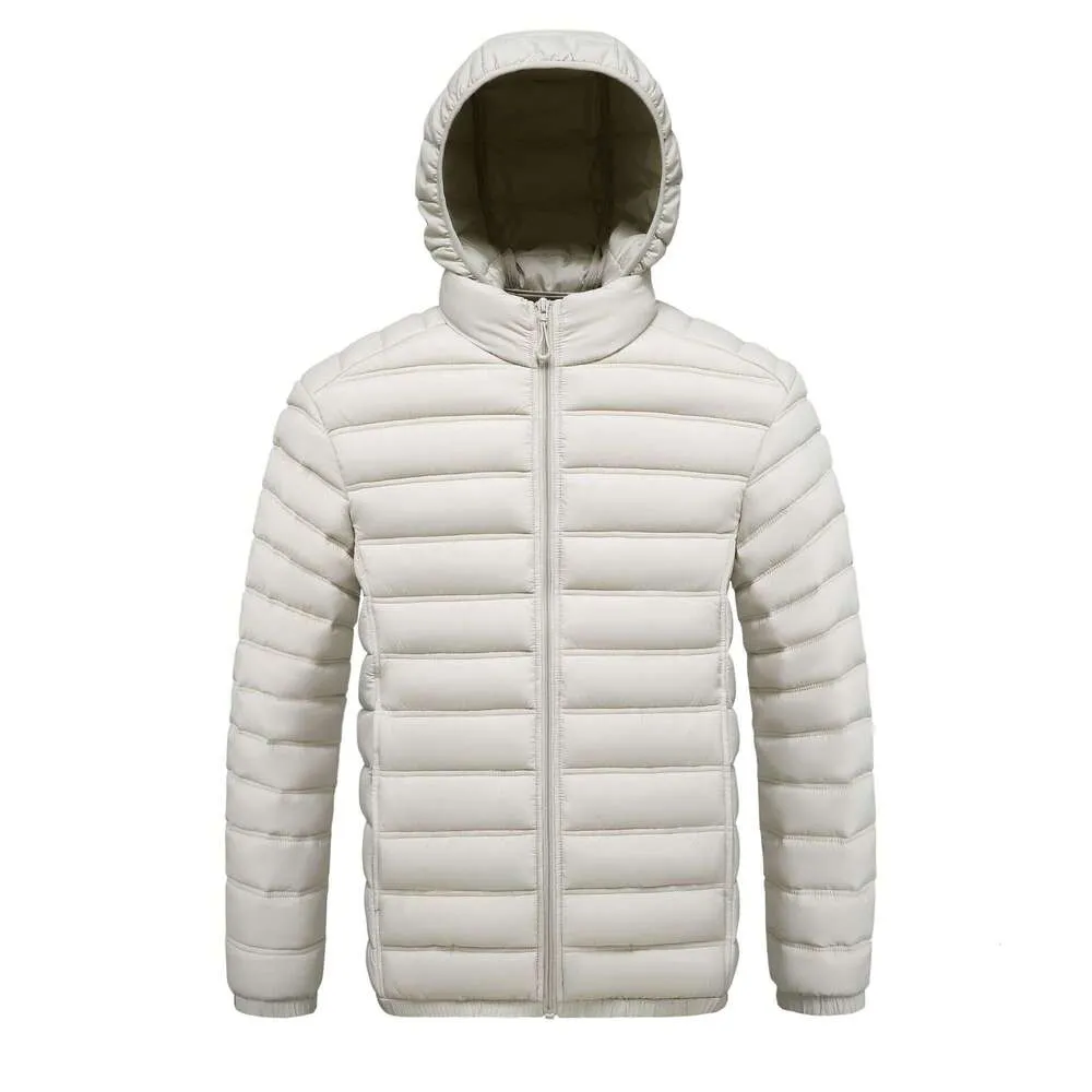 Cotton Padded Hooded Jacket with Fleece Stand Collar for Men, Plus Size ...