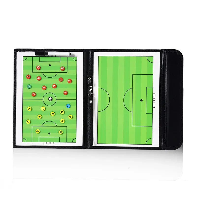 53cm Foldable Magnetic Football Coaching Clipboard PVC Soccer Training ...