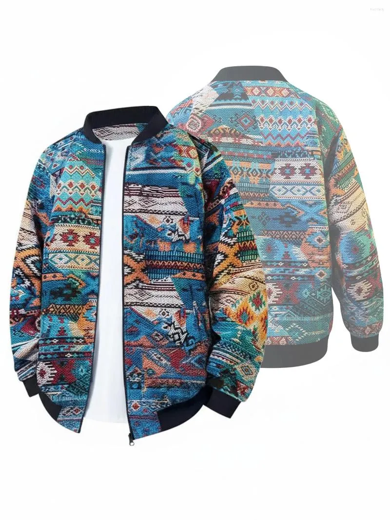 Men's Slim Fit Polyester Baseball Jacket with Hood and Zipper Closure ...