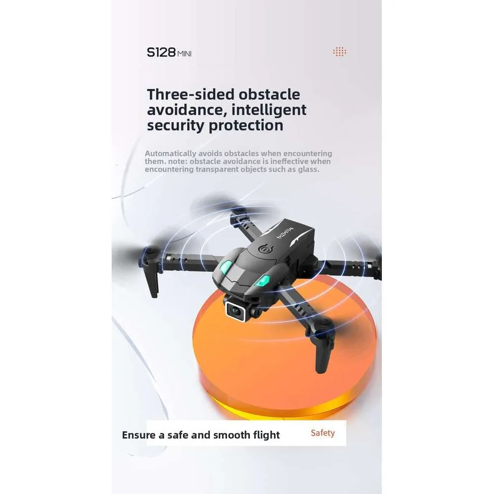 Three-Sided Obstacle Avoidance S128 Drone 4K HD Dual Camera Altitude ...