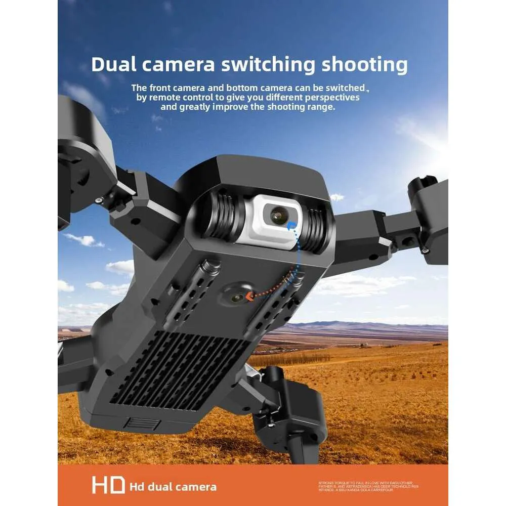 Stackable 4K Dual Camera Drone 6-Channel Mobile Phone Remote Control 10 ...