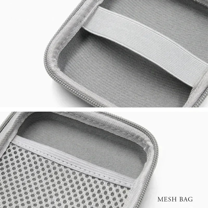 Hard Shell Carrying Case Square Fabric Electronics Accessories ...