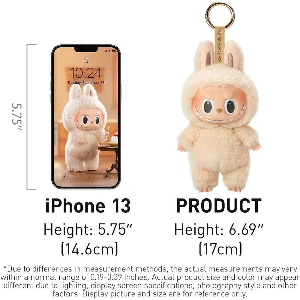 LABUBU Plush Keychain from Tasty Macarons Series Plush Animal Cartoon ...