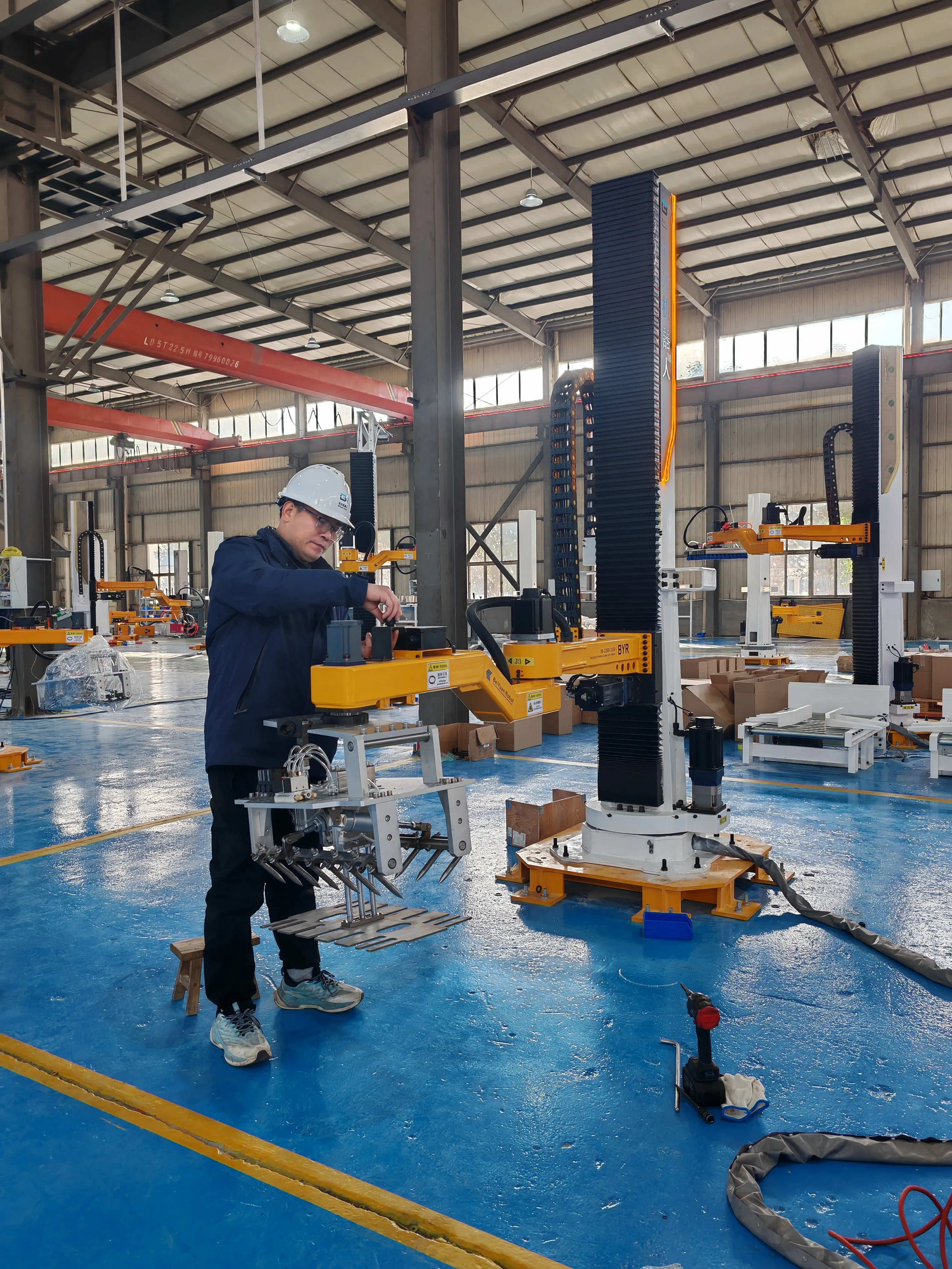Intelligent Column Palletizer for Agricultural Bags with Cold and Hot ...