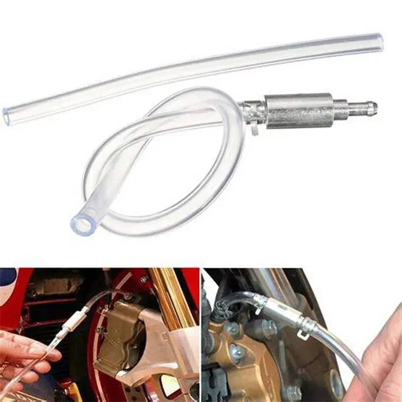 Clutch Brake Bleeder Hose Line One-Way Check Valve Tube Bleeding Tool ...