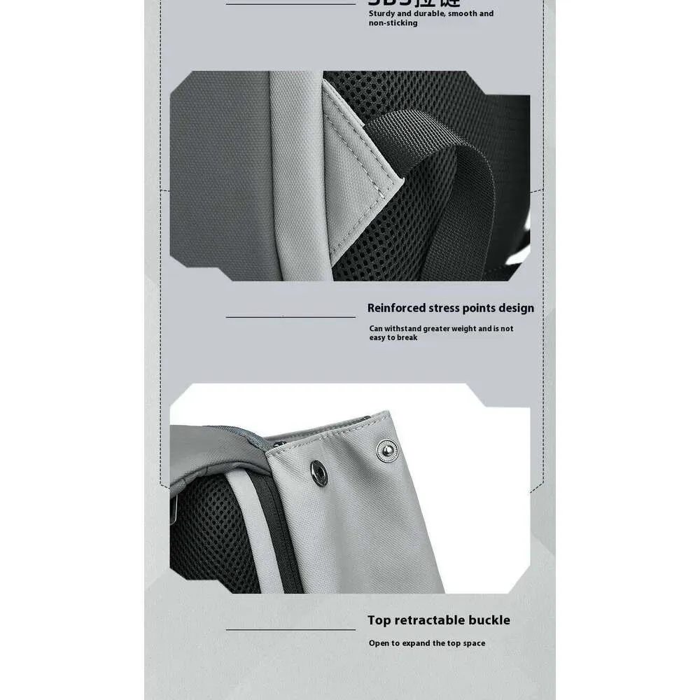 Men's Mini Waterproof Laptop Backpack with Zipper Closure and Lock ...