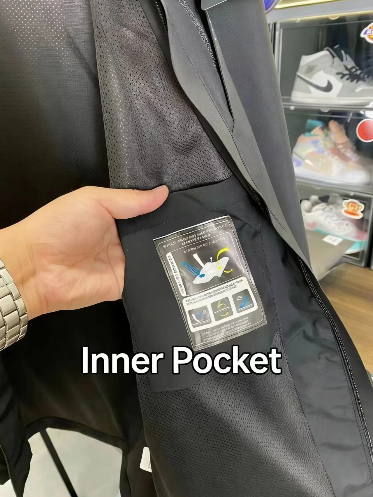 Unisex 3-in-1 Waterproof Polyester Windbreaker Jacket with Hood for Men ...