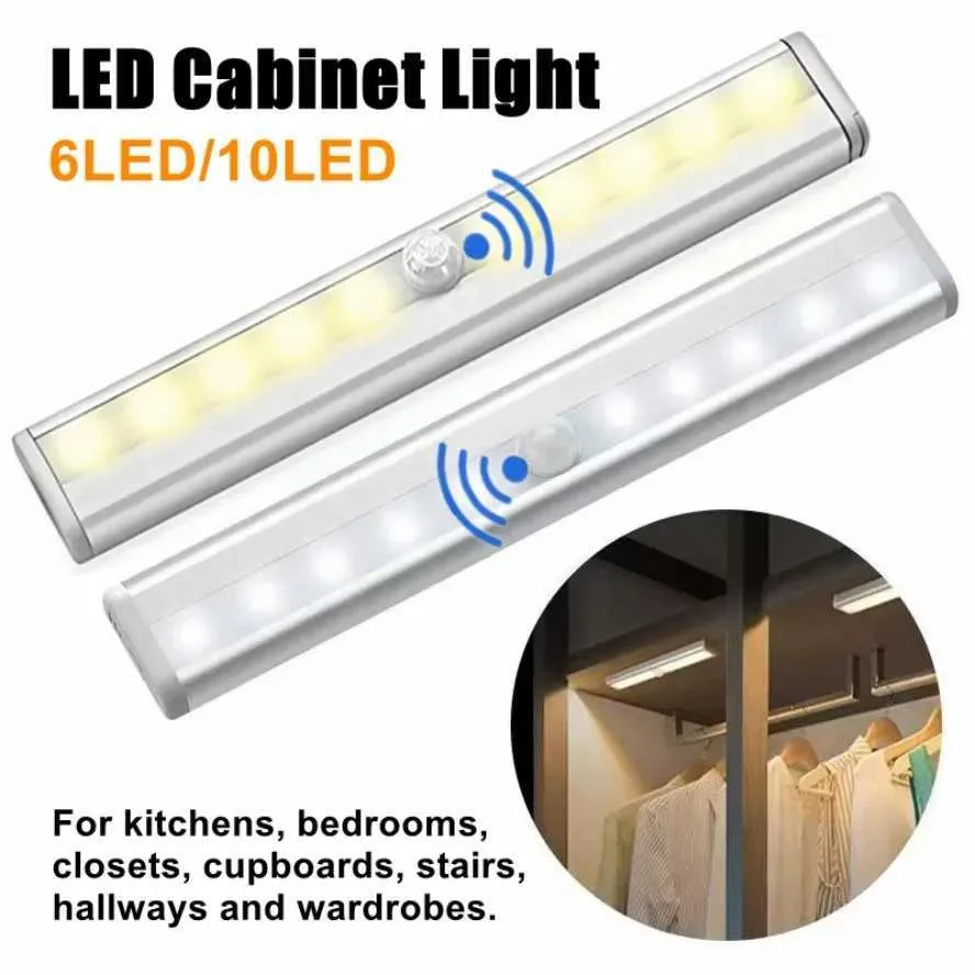Motion Sensor LED Cabinet Light with 10 LEDs 24V DC G23 Base for Indoor ...