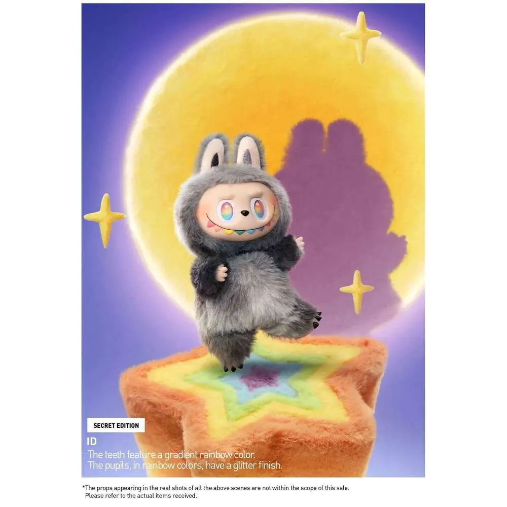 Labubu THE MONSTERS Vinyl Plush Cartoon Animal Keychain Doll Pendant 3. ...