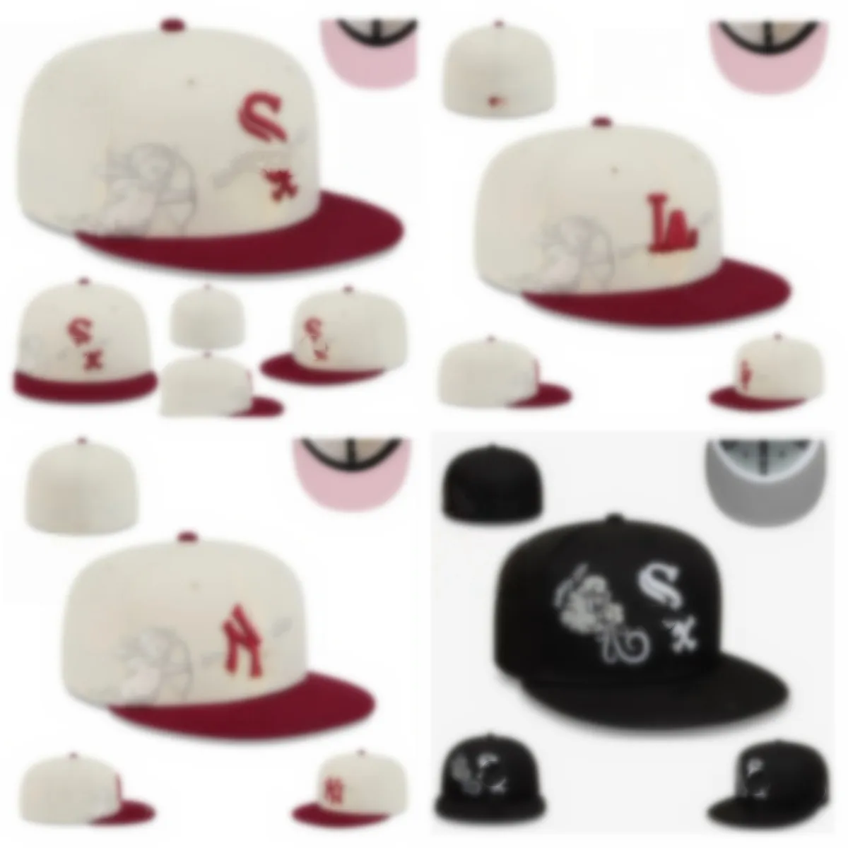 Designer Fitted Fitted Cap Baseball With Embroidery... From ...