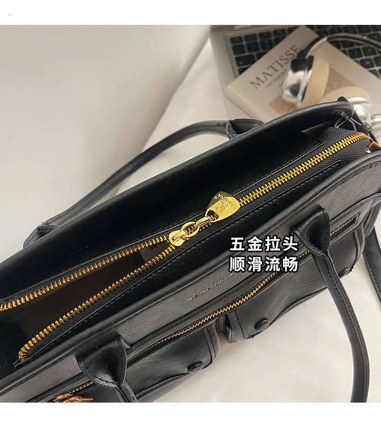 Designer Shoulder Bag Medium Suede Patchwork Zipper Closure Womens ...