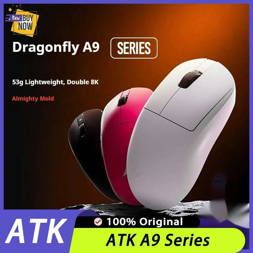 ATK A9 PRO MAX PLUS ULTRA Series Dual 8K Wireless Mouse Bluetooth ...