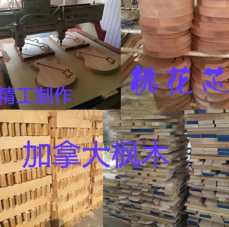 Electric Guitar 6 Strings Mahogany Body Rosewood Fingerboard HH Pickups ...