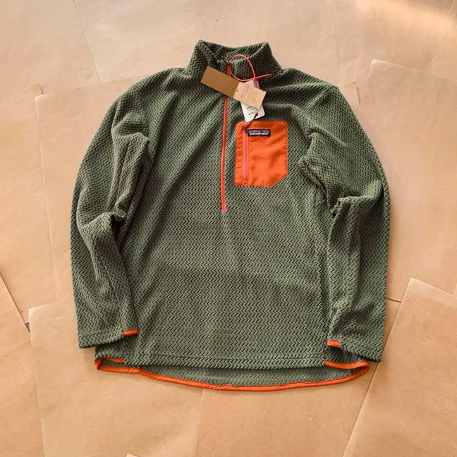 Patagonian Men's Long Acetate Jacket with Wool Liner and Detachable Hat ...