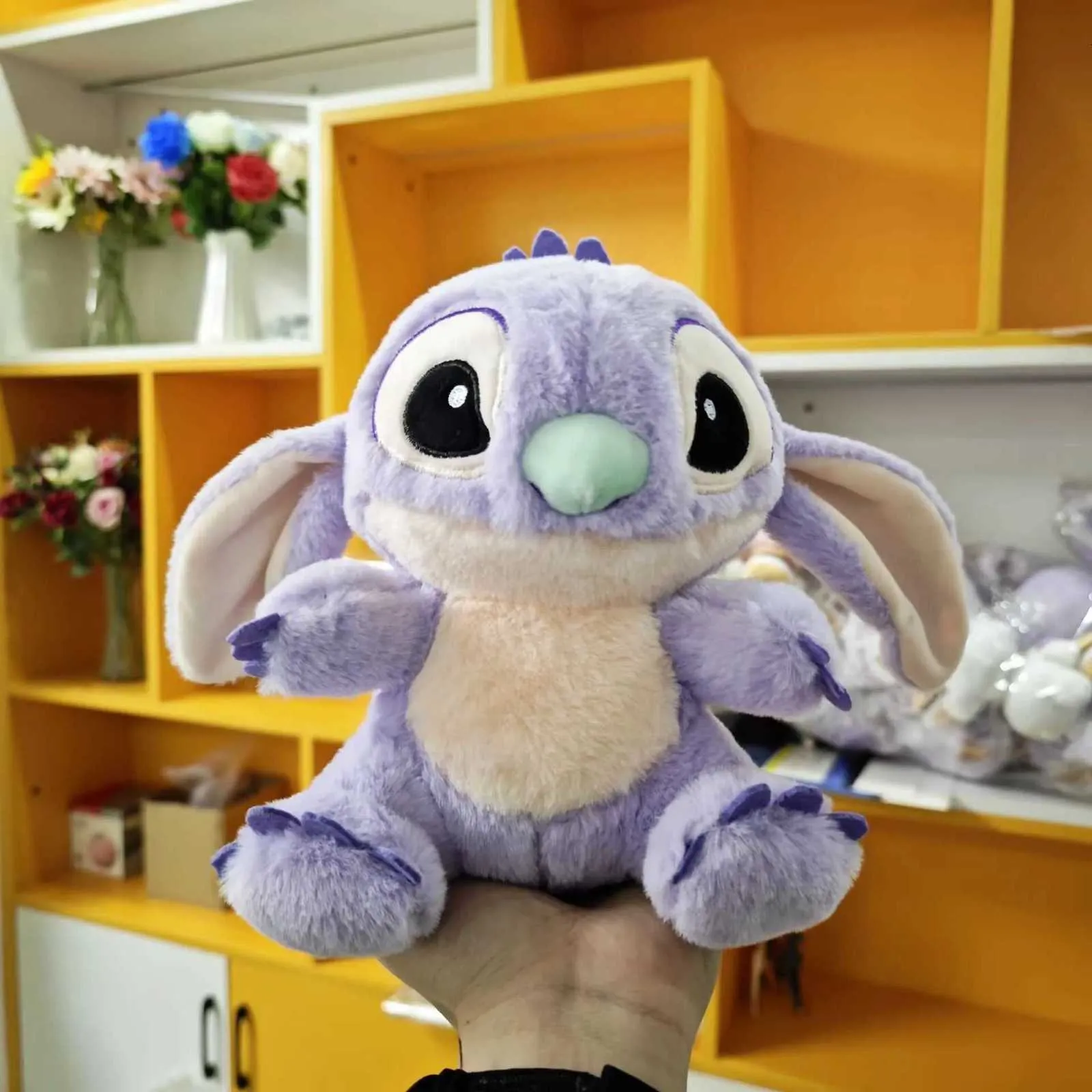 Disney 23cm Kawaii Lilo Stitch Plush Toys Soft Blue Stitch Stuffed Doll ...