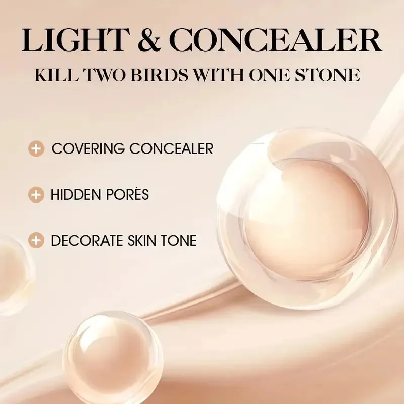 Full Coverage Concealer Cream 0.18 oz Waterproof Long-Lasting for ...