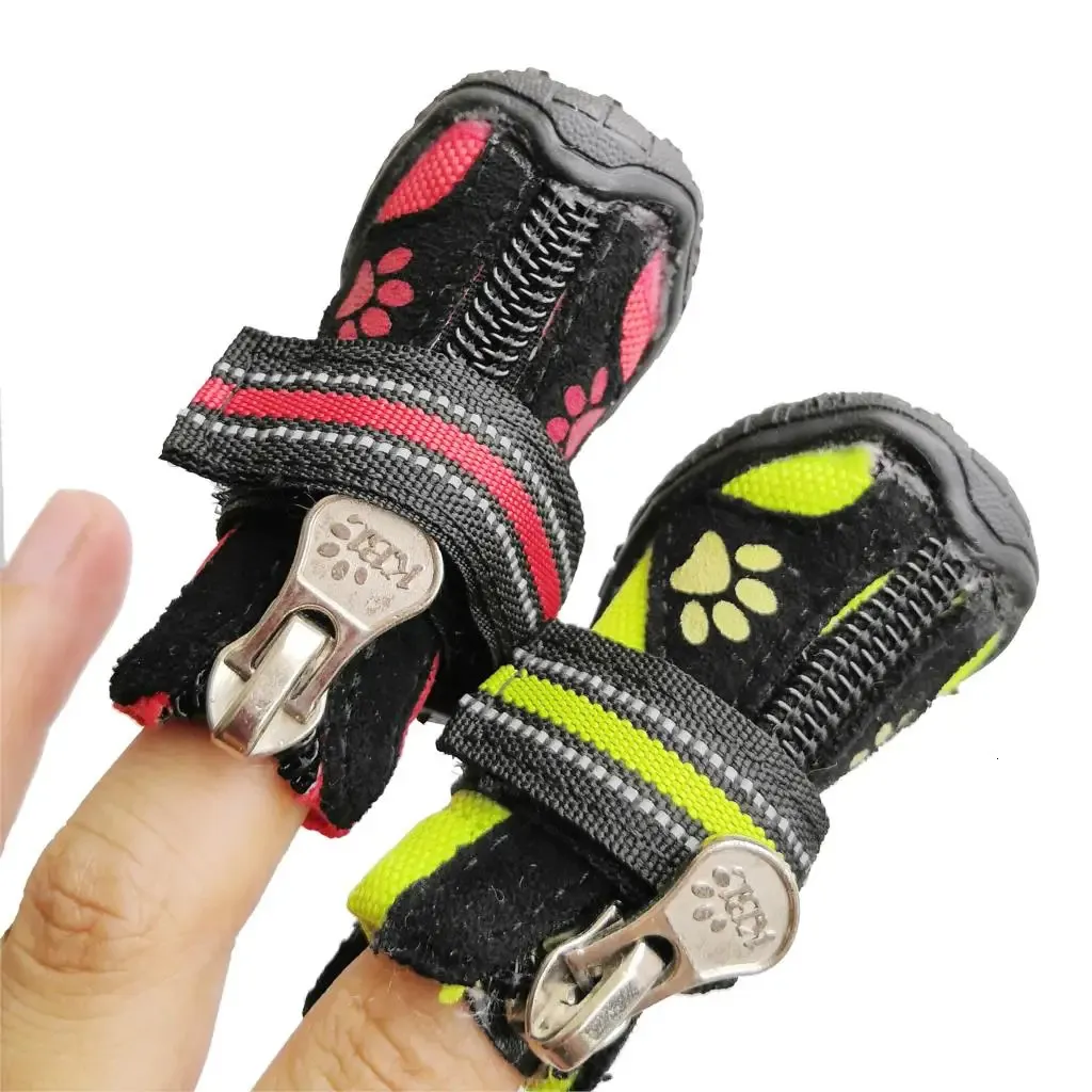 Waterproof Dog Boots for Golden Retriever and Small Dogs, PU Material ...