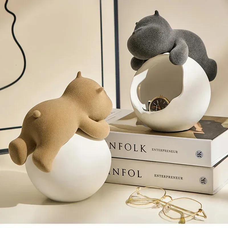 Shoe Cabinet Doorway Resin Desktop Entryway Decoration with Key Storage ...