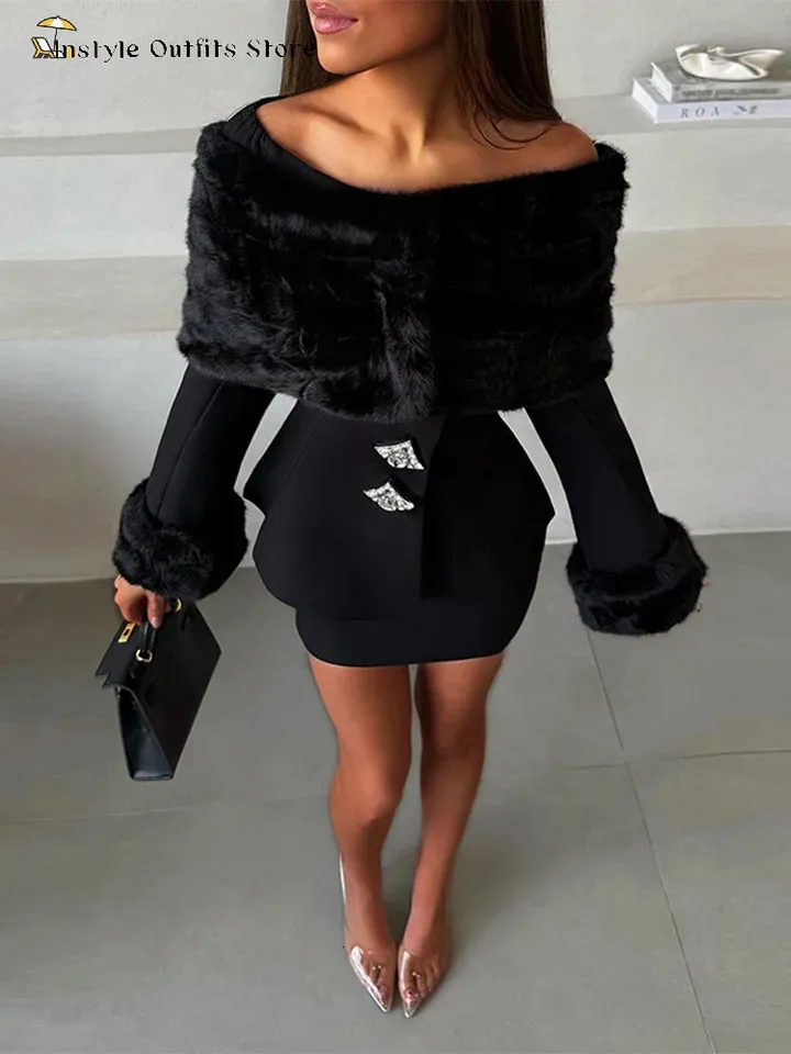 Women's Blazer and Skirt Set Acetate Sleeveless Vest Short Blazer Floor ...