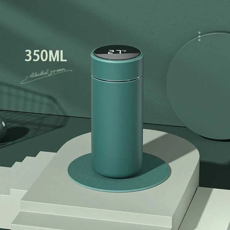 350ML Smart Thermos Water Bottle Stainless Steel Vacuum Flask with ...
