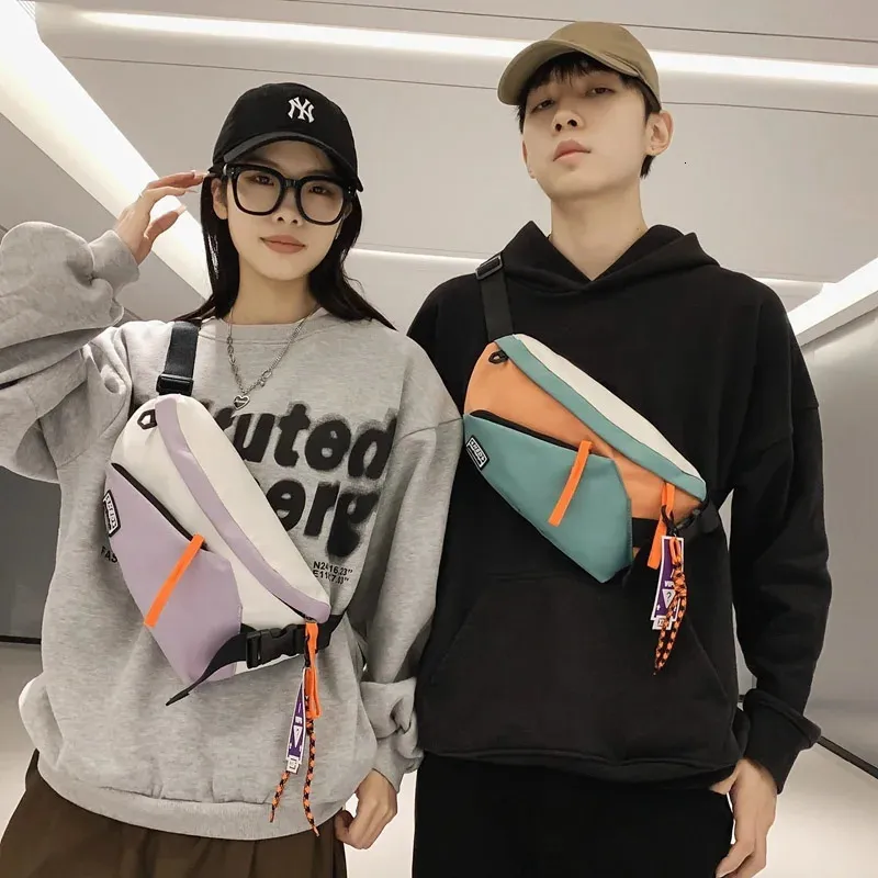 Chest Rig Bag Boys Waist Pack Multifunction Nylon Hip Hop Phone Pocket ...