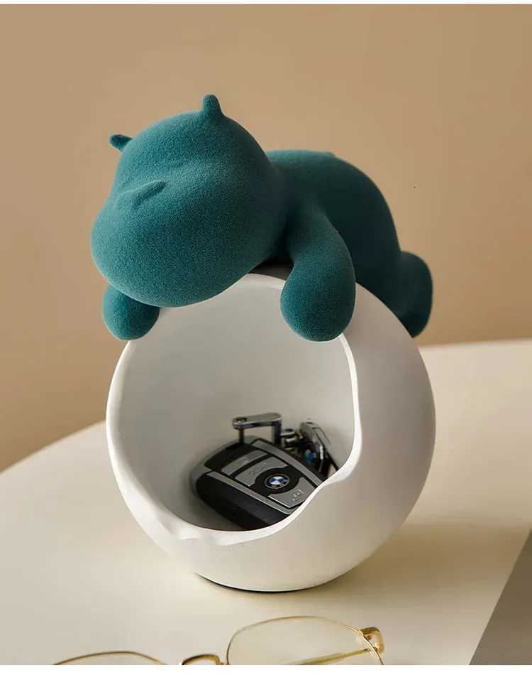 Shoe Cabinet Doorway Resin Desktop Entryway Decoration with Key Storage ...