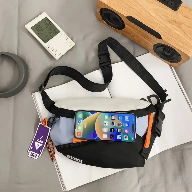 Chest Rig Bag Boys Waist Pack Multifunction Nylon Hip Hop Phone Pocket ...