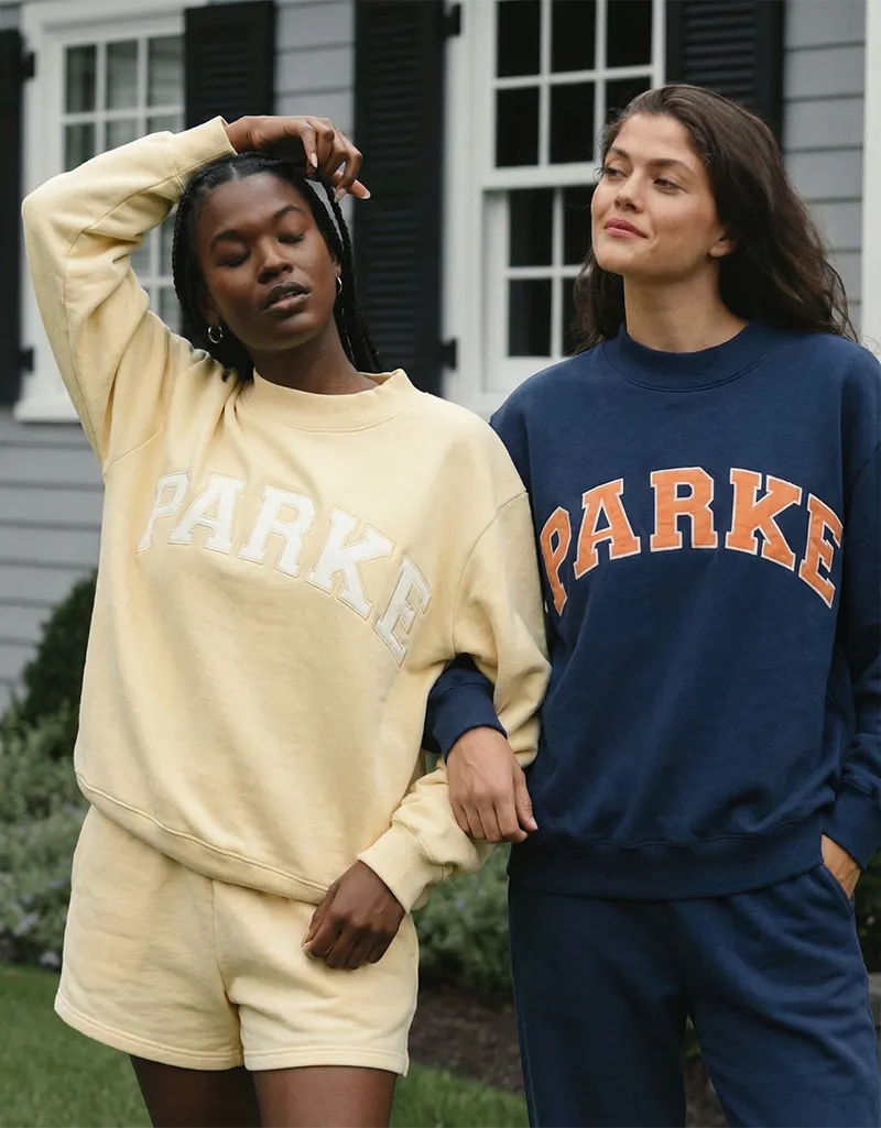 Parke Womens Sweatshirts Loose Fit Mockneck Hoodie Casual Outdoor ...