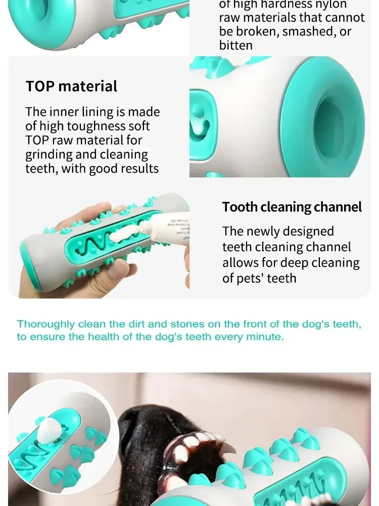 Dog Dental Chew Toy Puppy Teething Stick Chewable Bone Toothbrush Oral ...